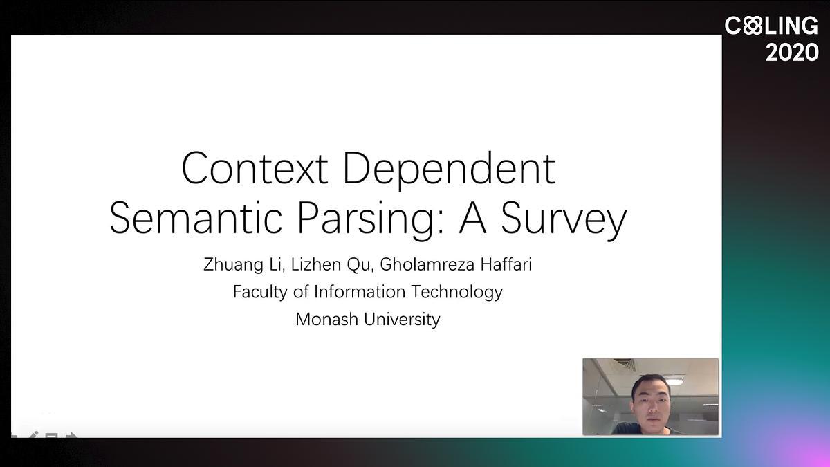 Context Dependent Semantic Parsing: A Survey